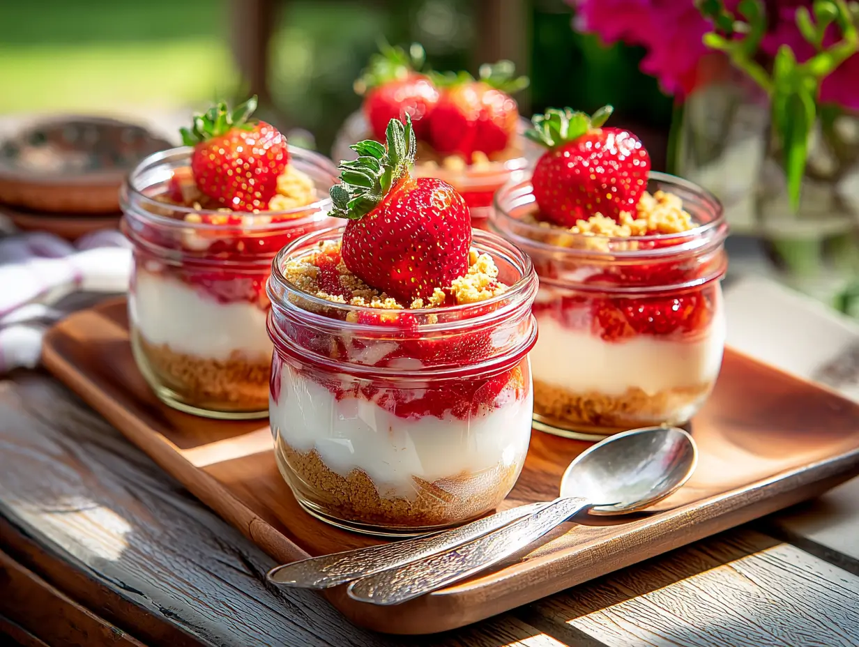 Strawberry Lotus Dessert – Stunning 3-Layer No-Bake Treat