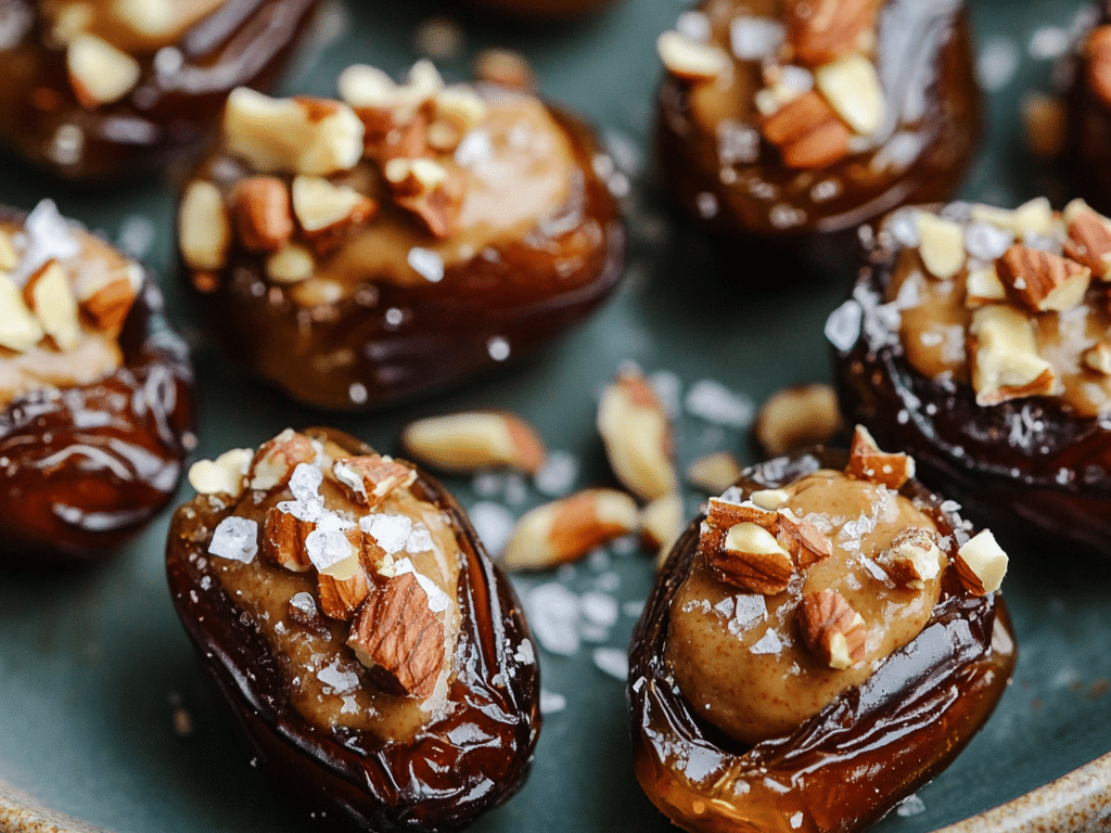Dates Stuffed with Peanut Butter – 5-Minute Healthy Treat