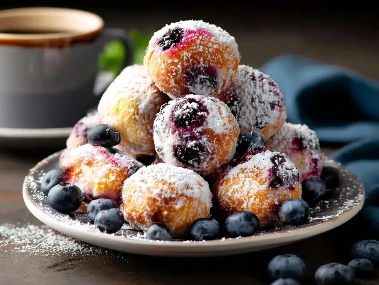 Blueberry Donut Bites –Easy 5-Star Baked Snack Everyone Love