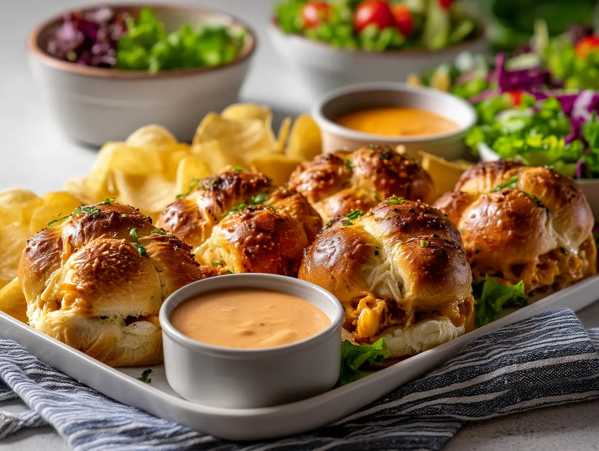 Crispy Chicken garlic knot Sliders – 5-Star Family Favorite
