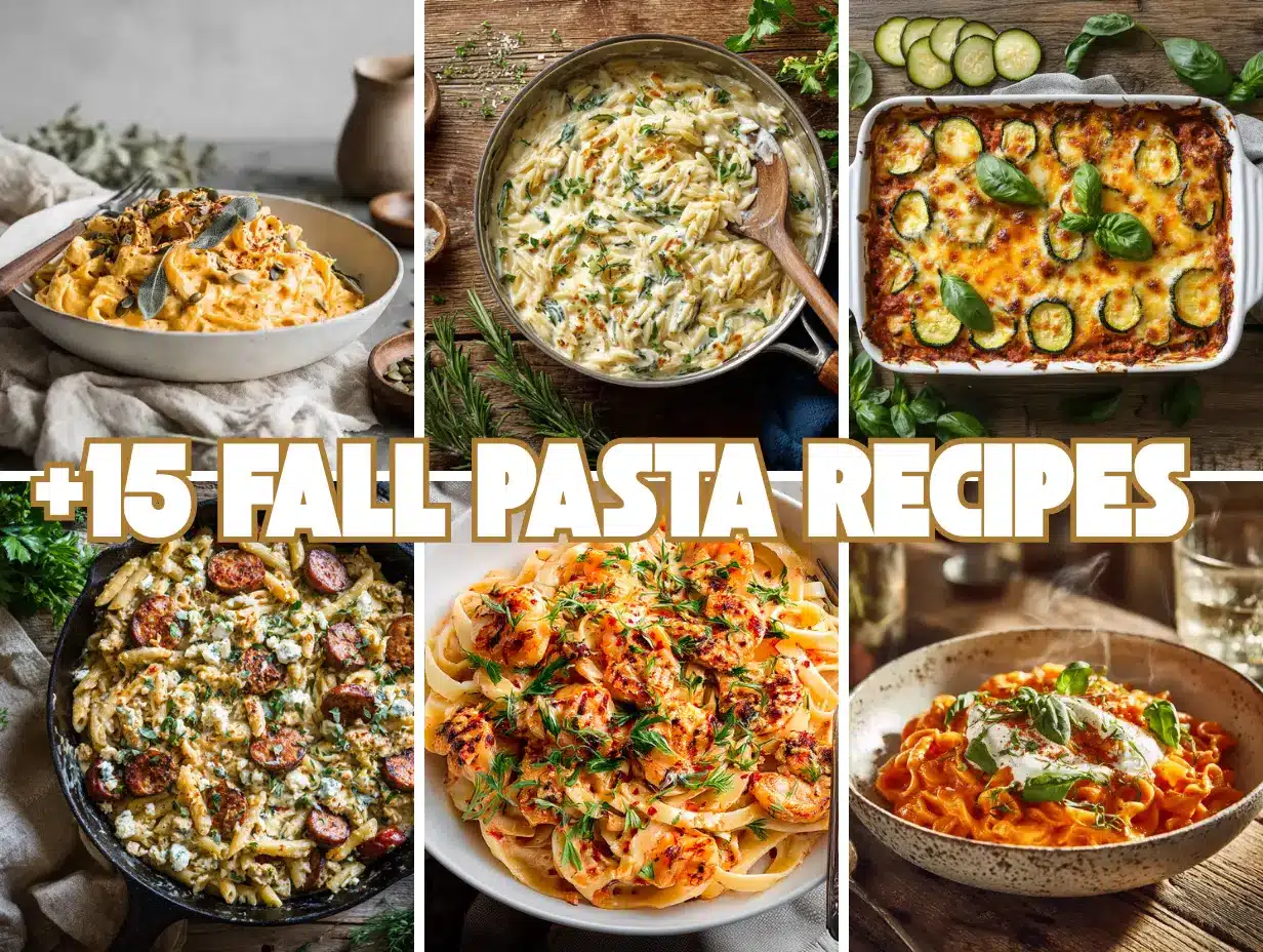 Easy Pasta Recipes : 16 Irresistible Cozy Dinners for Fall