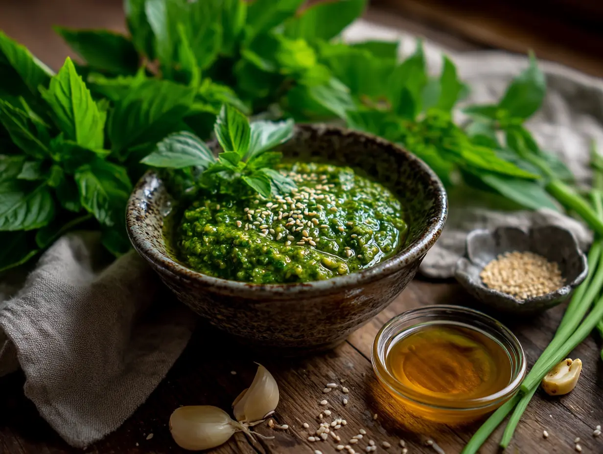 Asian Basil Pesto – N°1 Bold, Easy Sauce Recipe You’ll Crave