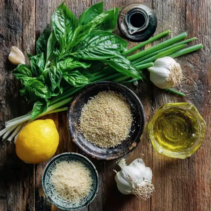 Asian Basil Pesto – N°1 Bold, Easy Sauce Recipe You’ll Crave