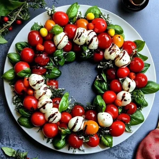 Christmas Caprese Salad – 5-Minute Festive Favorite