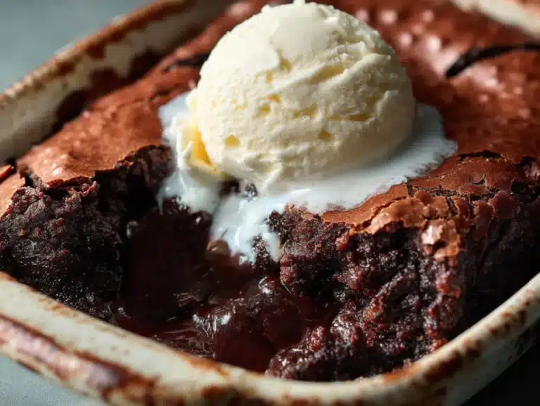 Viral Brownie Pudding – 1 Gooey Treat Everyone Loves